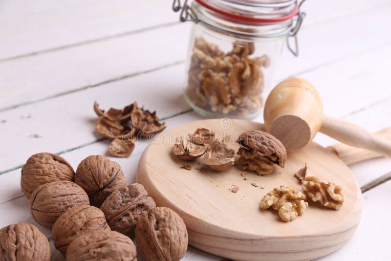 Walnut peel stock photo. Image of three, white, food - 17302106
