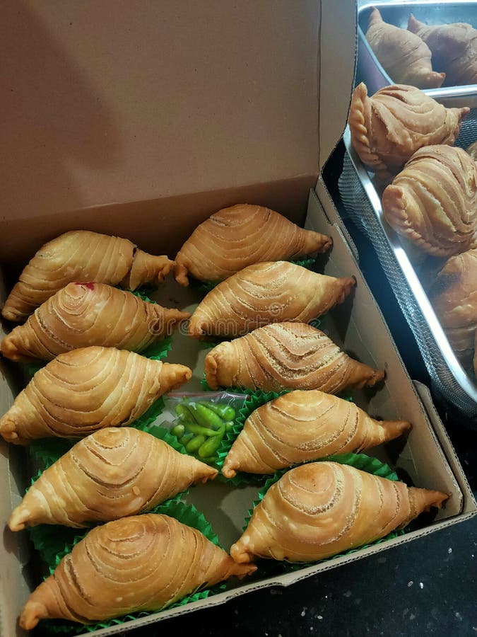 Delicious Warm Crispy Curry Puff Stock Image - Image of asianfood ...