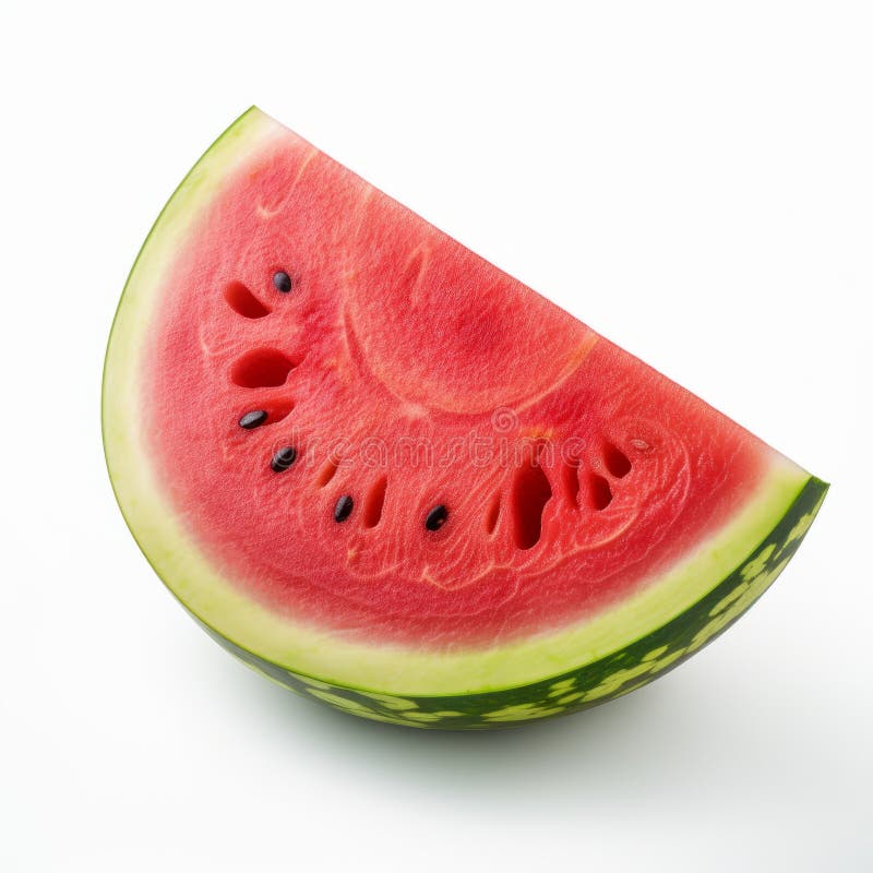 Delicious Watermelon Slice on White Background - Creative Commons ...