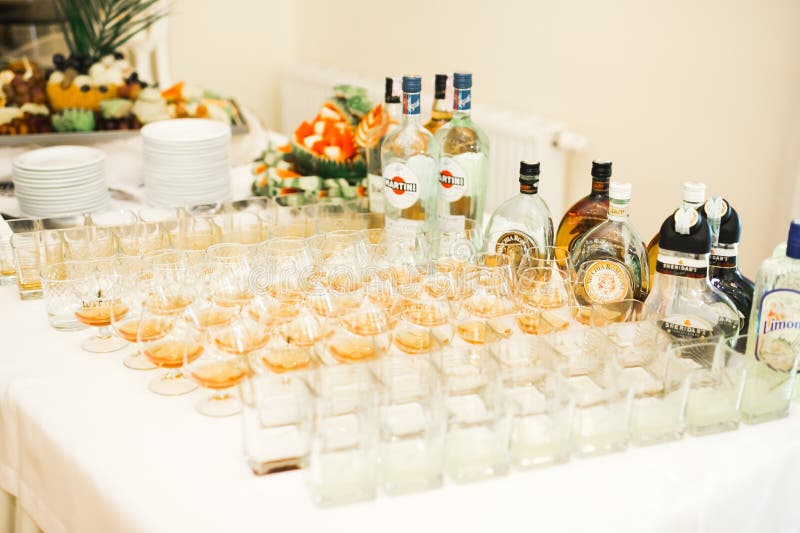 Delicious Wedding Reception Candy Bar Dessert Table Stock Image - Image ...