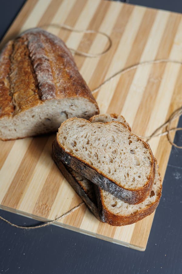 Delicious Whole Grain Bread Stock Photo - Image of loaf, slice: 349359510