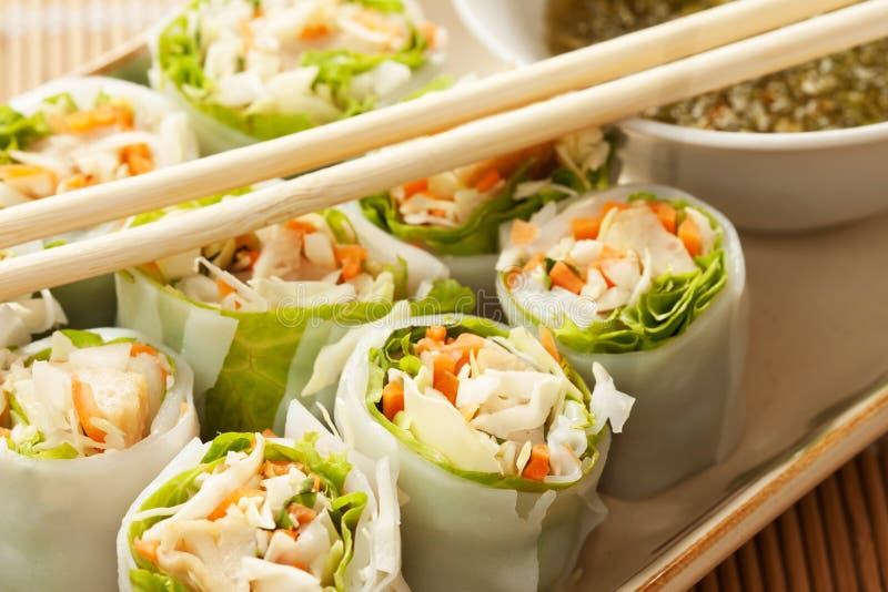 Delicious Wrap Vegetable Noodle Stock Image - Image of food, harmony ...