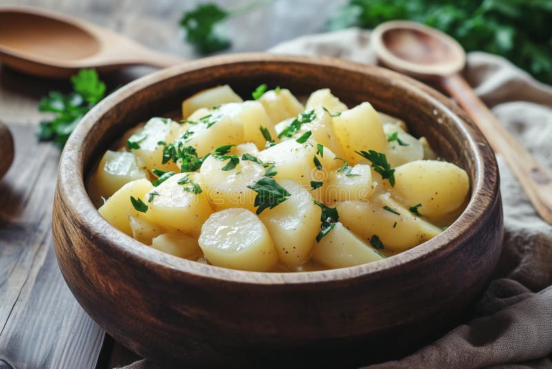 Deliciously Cooked Potato Dish Stock Illustration - Illustration of ...