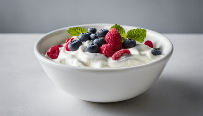 Deliciously Fresh Fruit Yogurt Parfait Stock Photo - Image of colorful ...