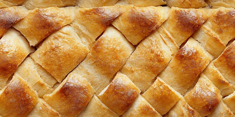 Deliciously Golden Braided Pastry Texture for Seamless Repeat Pattern ...