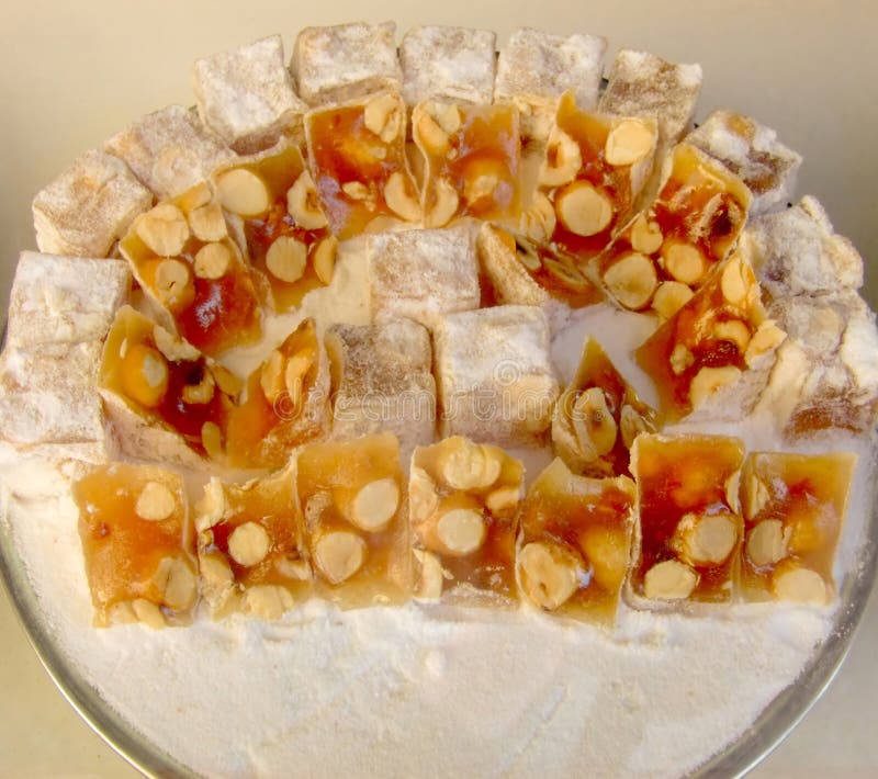 Delight walnut stock photo. Image of sugar, turkish - 191801464