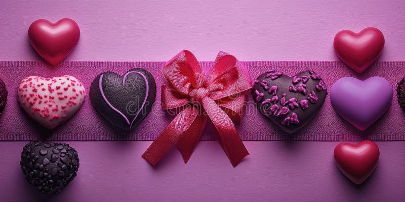 A Delightful Array of Chocolates in Various Shapes and Sizes Rests on a ...