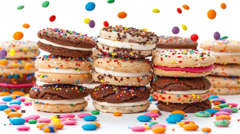 Delightful Array of Cookies, Layered with Frosting and Covered in ...