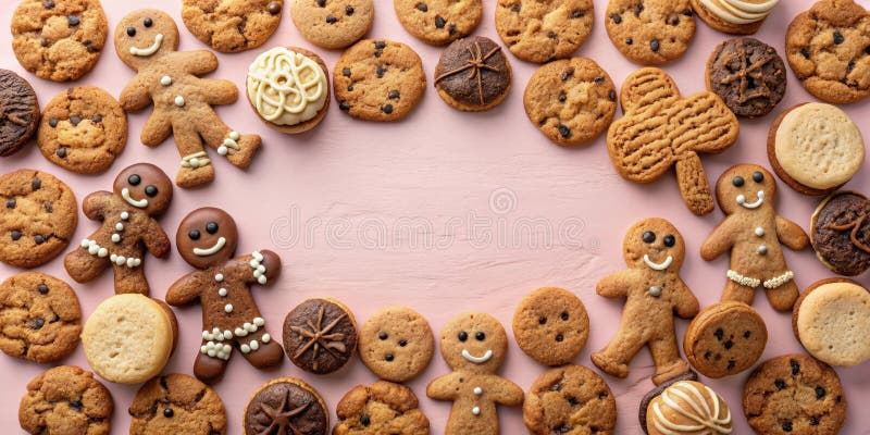 A Delightful Assortment of Assorted Gingerbread Men and Chocolate Chip ...