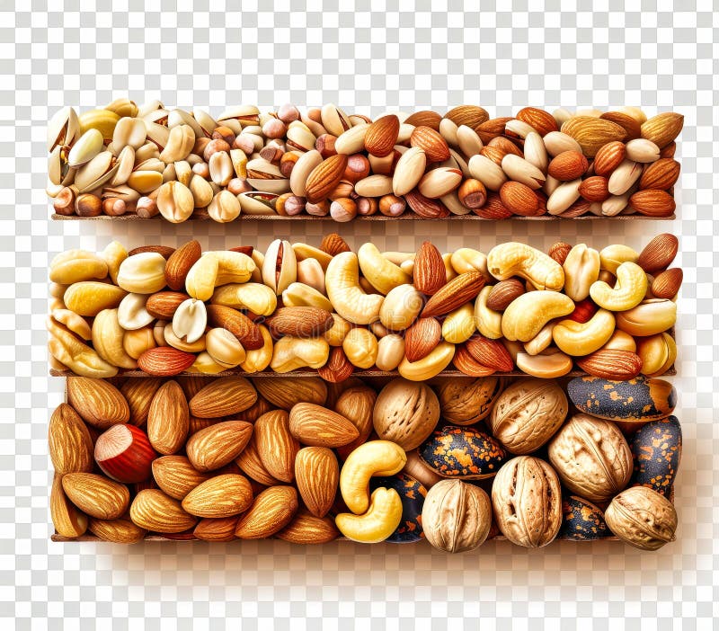 A Colorful Array of Nutty Goodness in a Homemade Snack Bar Discovered ...