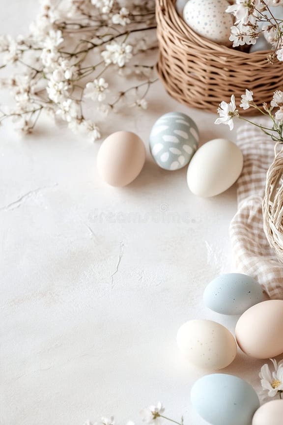 A Delightful Border Showcases a Soft Pastel Gingham Pattern, Woven ...