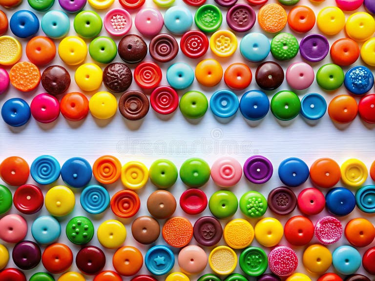 Vibrant Button Chocolates a Colorful Confectionery Arrangement for Your ...