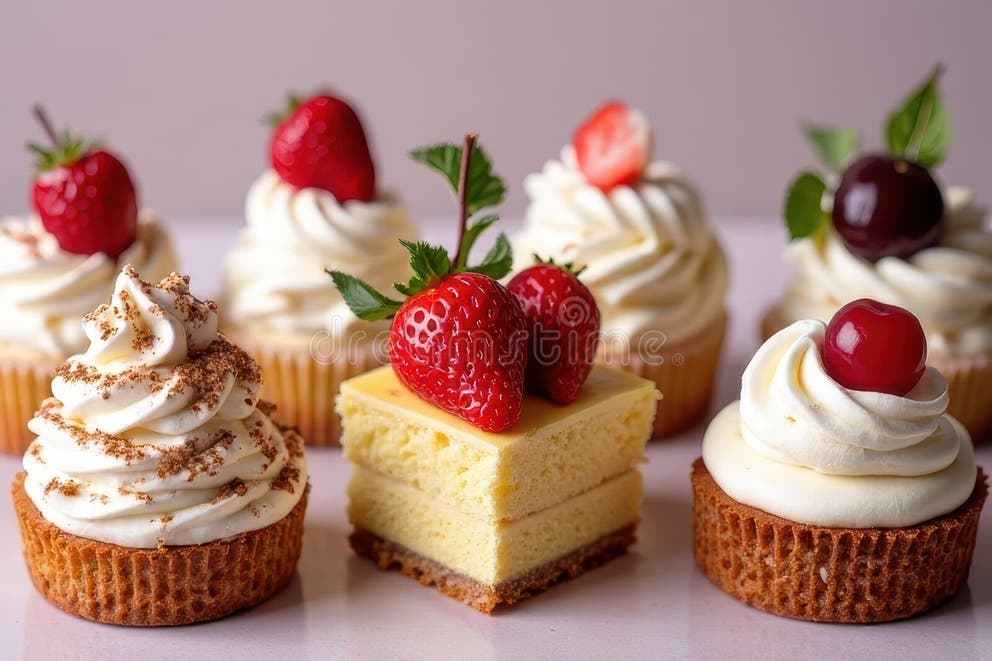 Delightful Cake Collection stock illustration. Illustration of ...