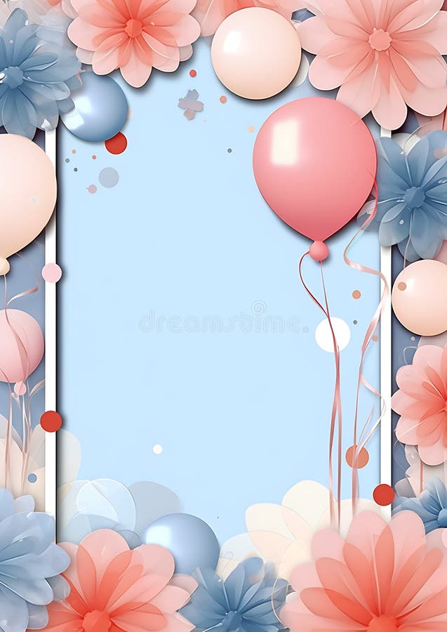 Delightful Celebration Frames Stock Illustration - Illustration of ...