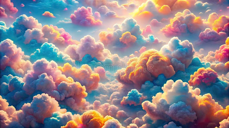 Delightful Cloud Patterns a Whimsical Collection of Surreal Repeating ...