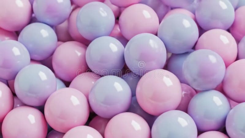 Pastel Pink and Lavender Plastic Balls Background Stock Video - Video ...