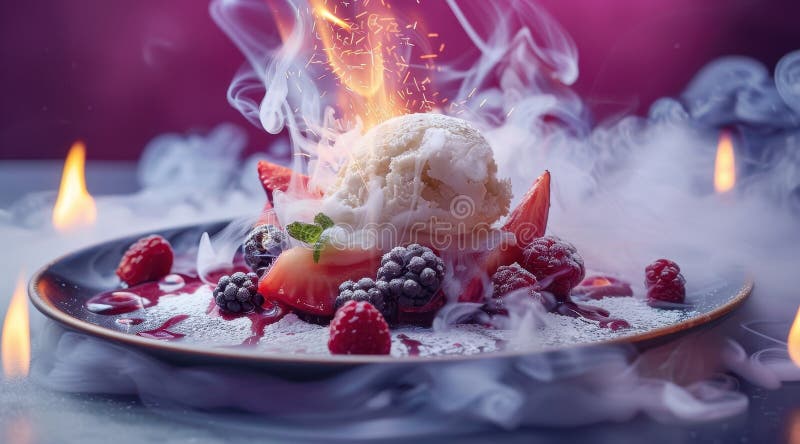 Delightful Dessert Delight stock illustration. Illustration of frozen ...