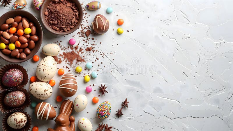 A Delightful Easter Chocolate Assortment: a Festive Spread of Easter ...
