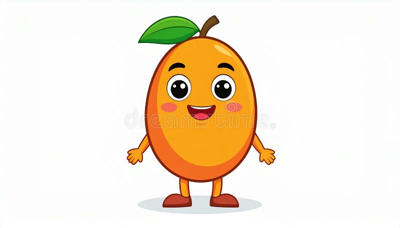 Cute Mango Cartoon Character Mascot Stock Illustrations – 3,260 Cute ...