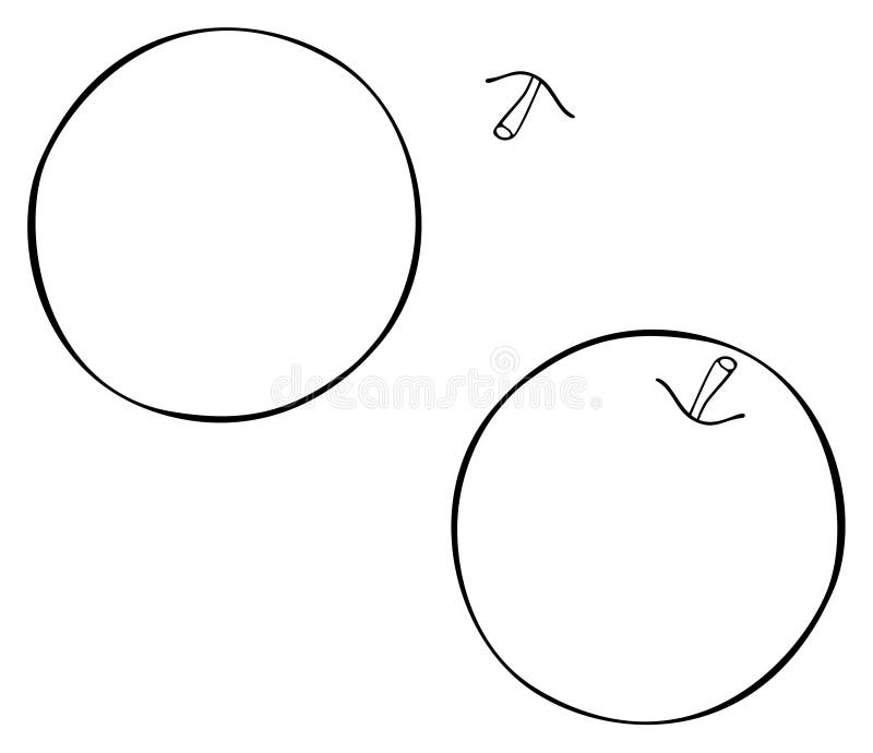 Delightful Garden - Round Construct Apple 3 Stock Illustration ...