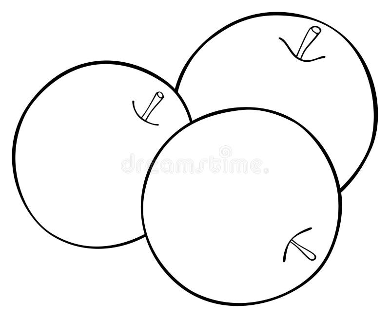 Three Apples Line Stock Illustrations – 84 Three Apples Line Stock ...