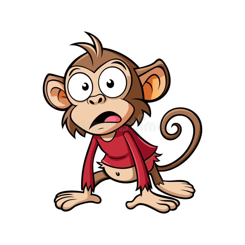 Racing Fun with Disoriented Monkey Stock Vector - Illustration of ...