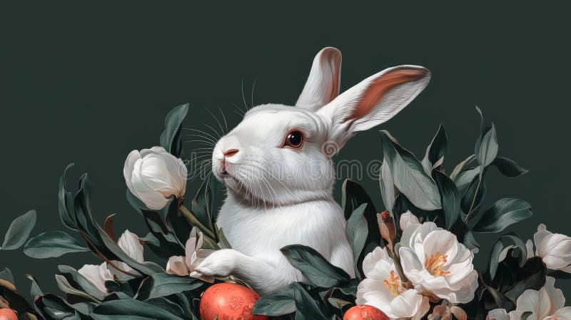 Delightful Retro Easter Postcard Capturing Springtime Joy with a ...