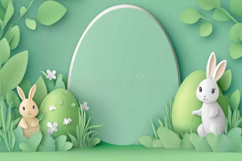 A Delightful and Whimsical Celebration Scene for Easter Featuring ...