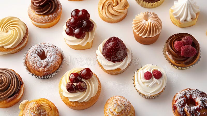 Delightful World of Sweet Pastry-Making Stock Photo - Image of zeppole ...