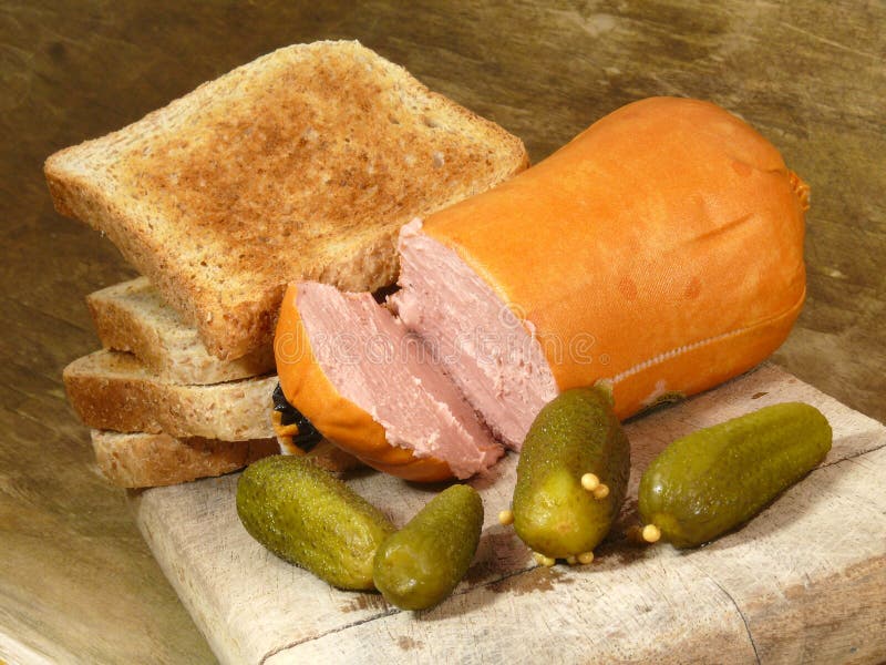 Delikatess-Leberwurst stockbild. Bild von empfindlich - 35735161