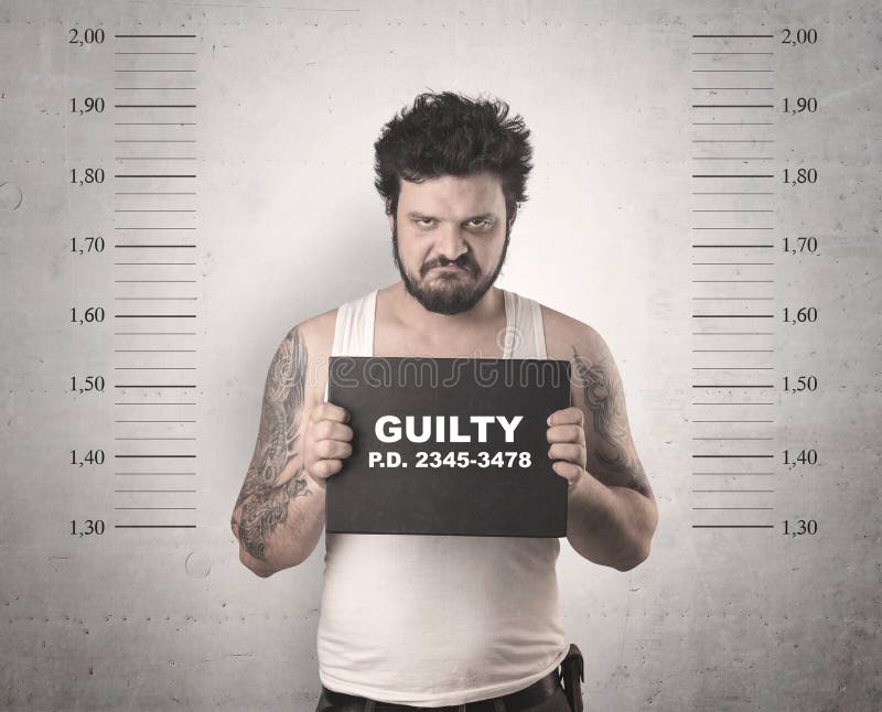 Delincuente Criminal Del Hombre Imagen de archivo - Imagen de ...