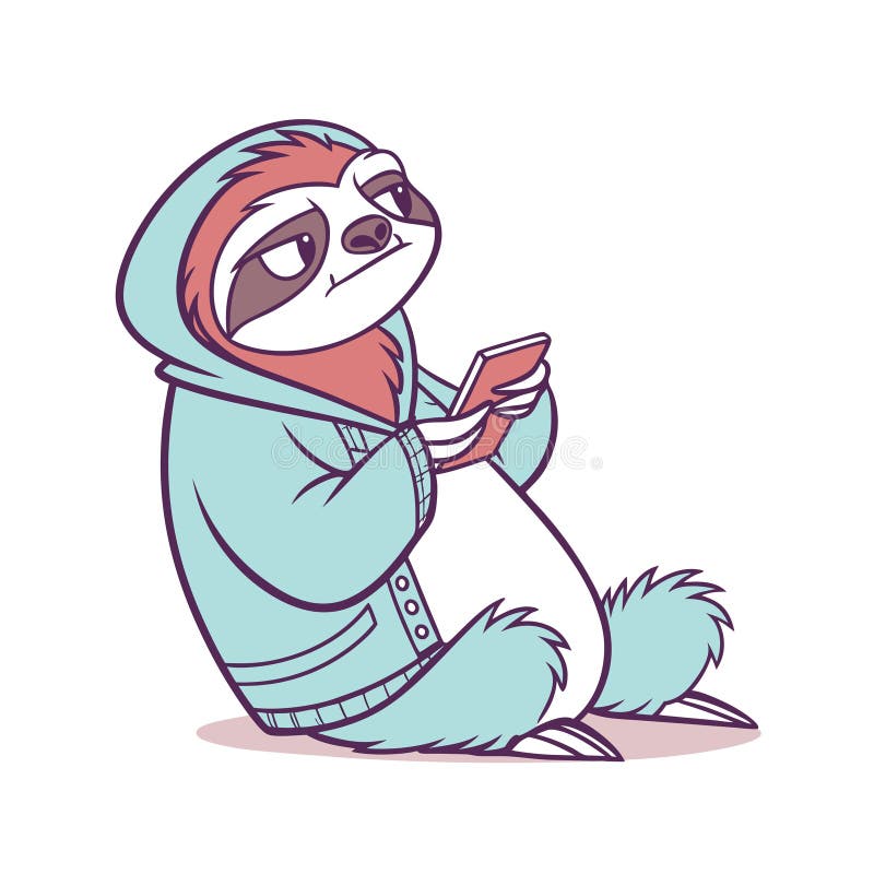 Delirious Sloth Stock Illustrations – 16 Delirious Sloth Stock ...