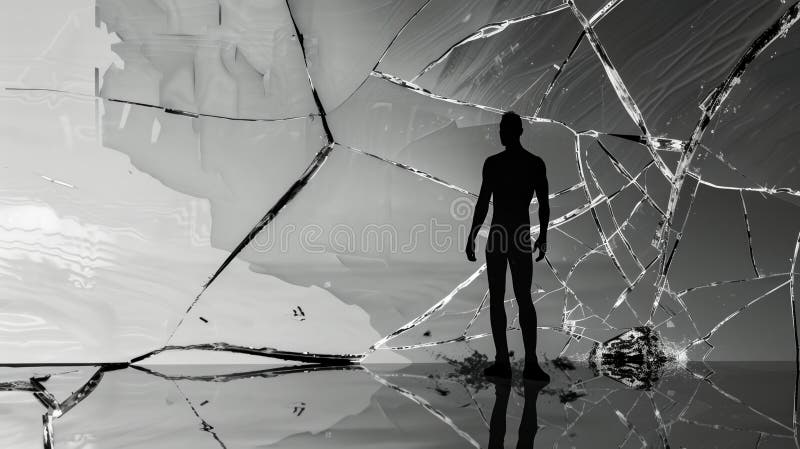 Delirium Concept Illustrating Altered Thinking and Distorted Perception ...