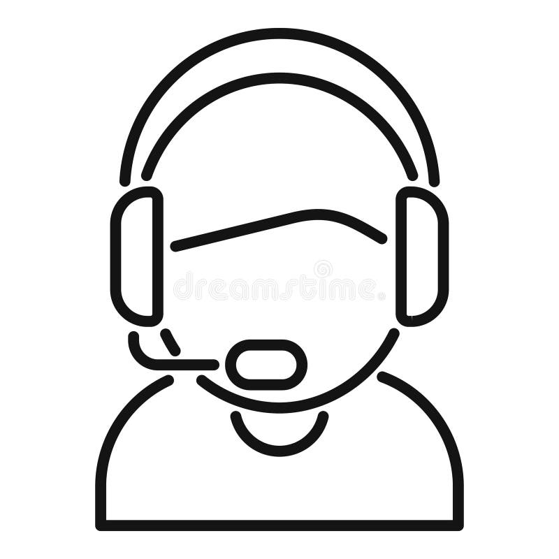 Deliver Call Support Icon Outline Vector. Tracking Parcel Stock Vector ...
