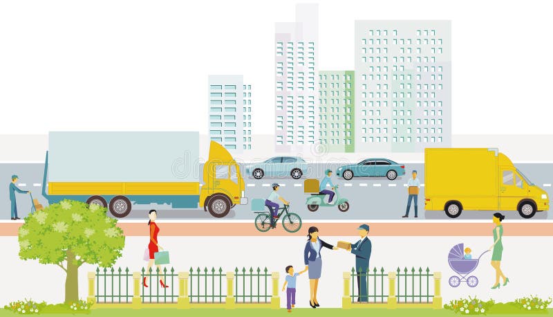 Deliver, Delivery Logistics, Parcel Messenger, Suppliers Illustration ...