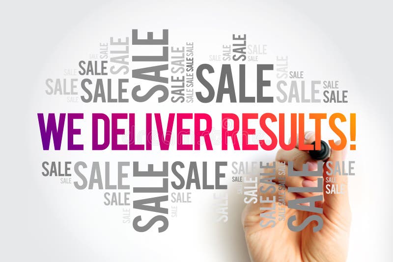 Deliver Results Words Cloud Stock Photos - Free & Royalty-Free Stock ...
