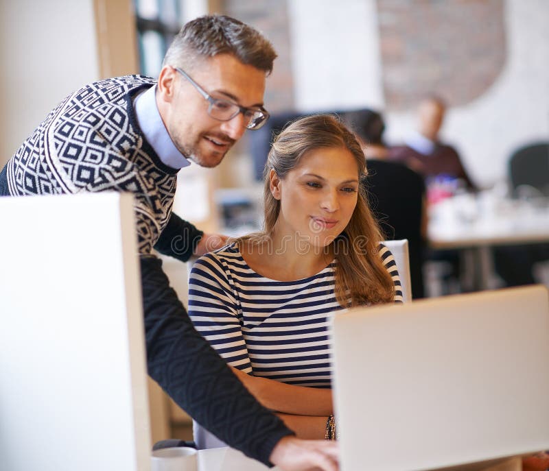 They always Deliver Top-notch Work. Two Designers Working Together at a ...