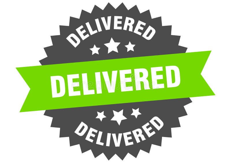 Delivered Sign Stock Illustrations – 1,707 Delivered Sign Stock ...