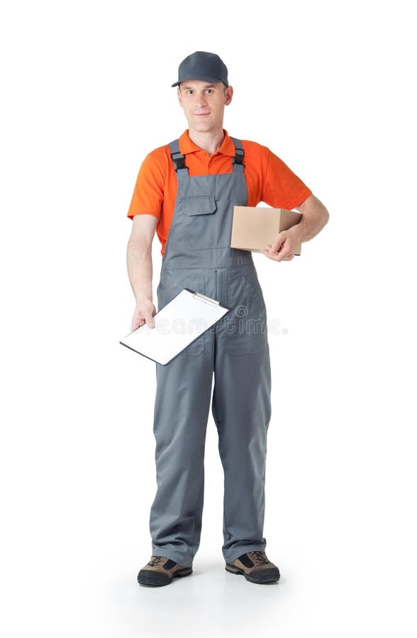 Deliverer stock photo. Image of work, hand, mailman, deliverer - 25210354