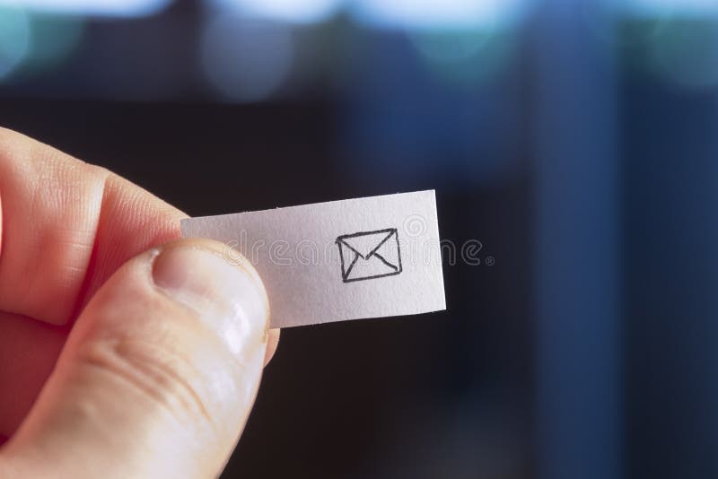 Delivering a mail stock image. Image of icon, mail, email - 42981697
