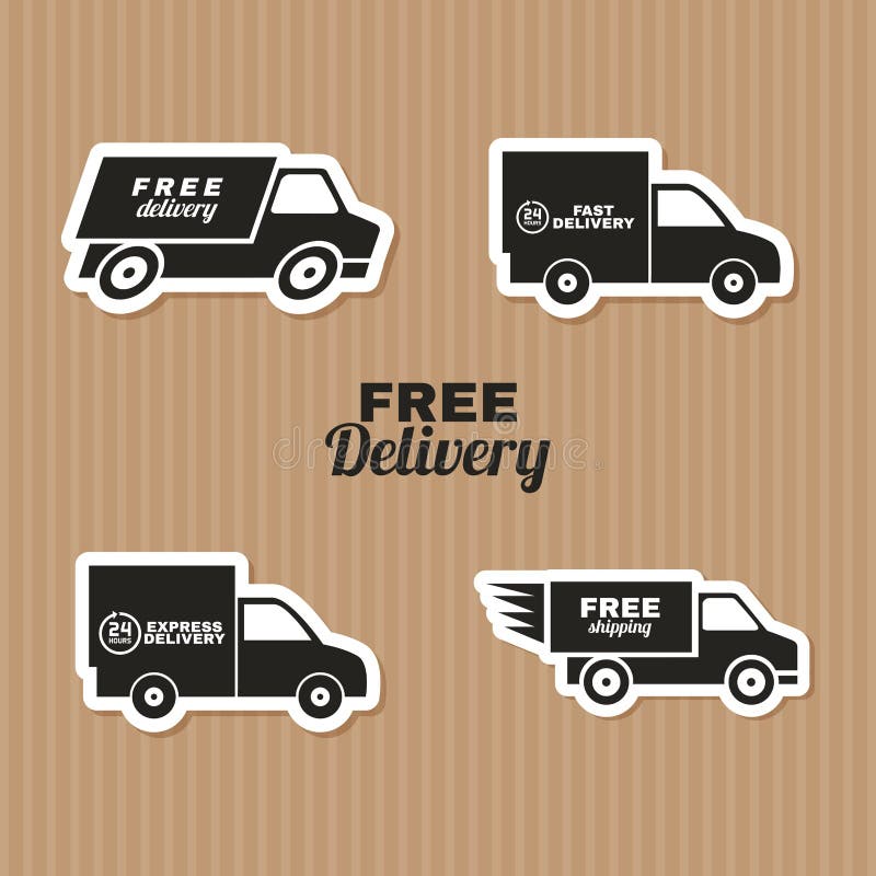 Delivery Symbols stock vector. Illustration of equipment - 60889554