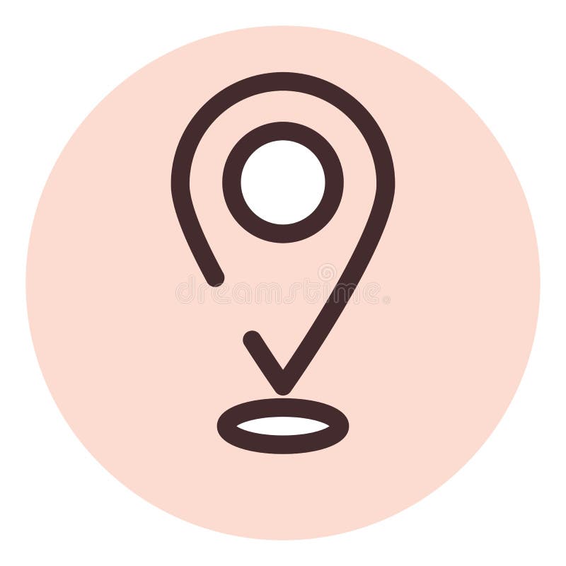 Delivery Address Icon. Monochrome Simple Food Delivery Icon for ...