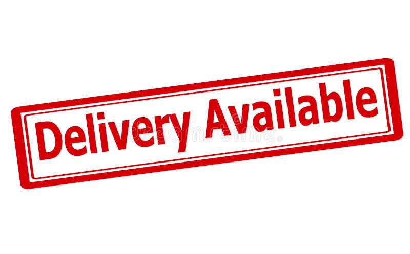 Delivery available stock illustration. Illustration of available - 92047605