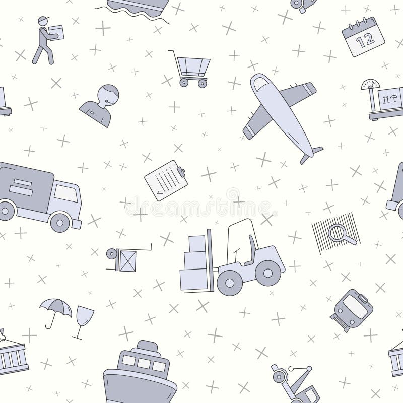 Delivery background 01-05 stock vector. Illustration of ornament ...