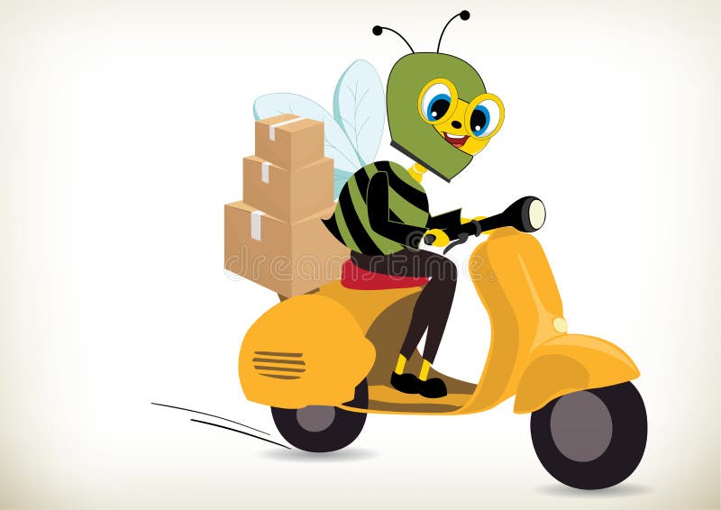 Vespa Delivery Stock Illustrations – 2,142 Vespa Delivery Stock ...