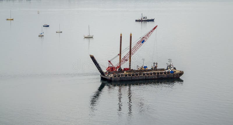 Delivery boat stock image. Image of drving, delivery - 65806481