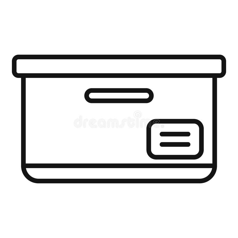 Delivery Box with Blank Label for Shipping and Logistics Stock ...