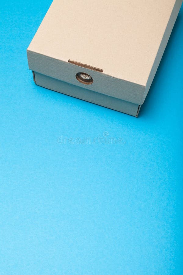 Delivery Box, Courier Shipping. Empty Label, Copy Space for Text Stock ...