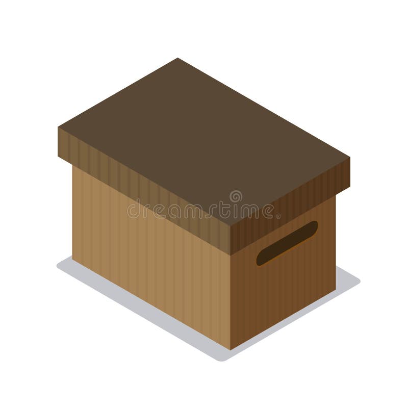 Delivery box design. stock vector. Illustration of parcel - 58497680