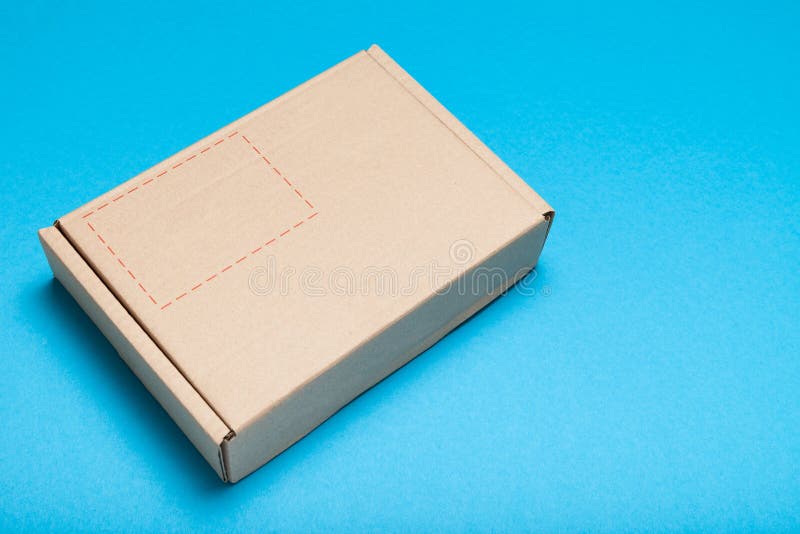 Delivery Box Parcel, Craft Cardboard Stock Photo - Image of deliver ...